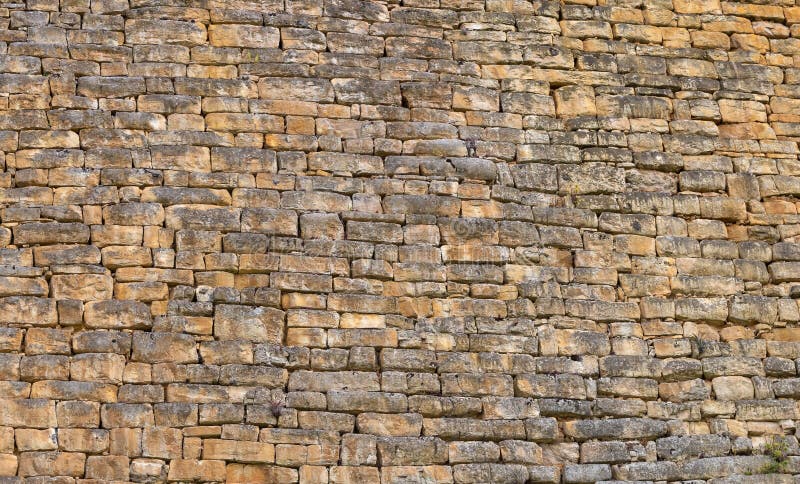 Ancient stone brick wall stock image. Image of gray - 123144849