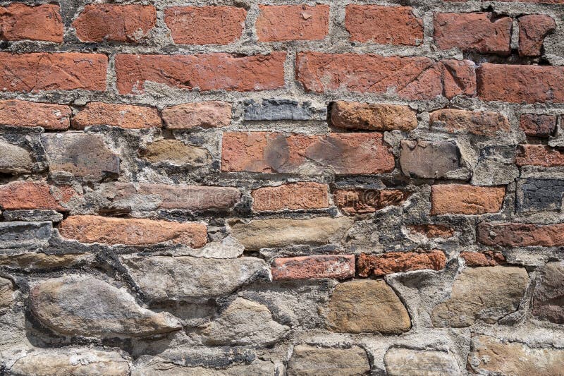 Ancient stone brick wall stock image. Image of building - 294878727