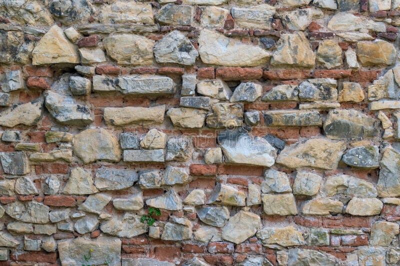 Ancient Stone Brick Wall Texture Historical Architecture Stock Image ...