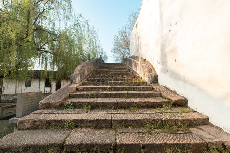 Ancient Stone Bridge Stairs in China Stock Image - Image of outdoor ...