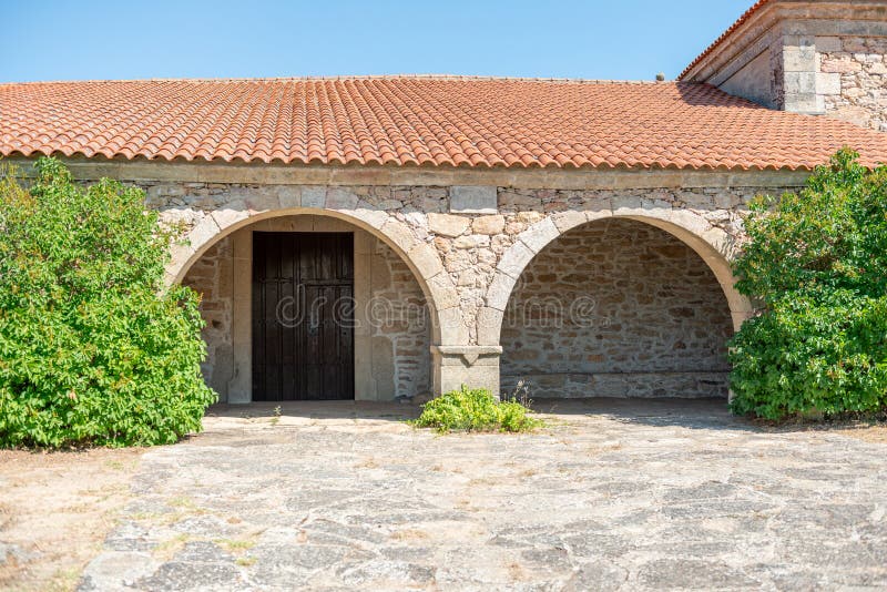 Rustic stone building stock photo. Image of tile, building - 198126222