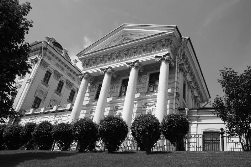 Ancient Stone Building with Columns Stock Photo - Image of historic ...