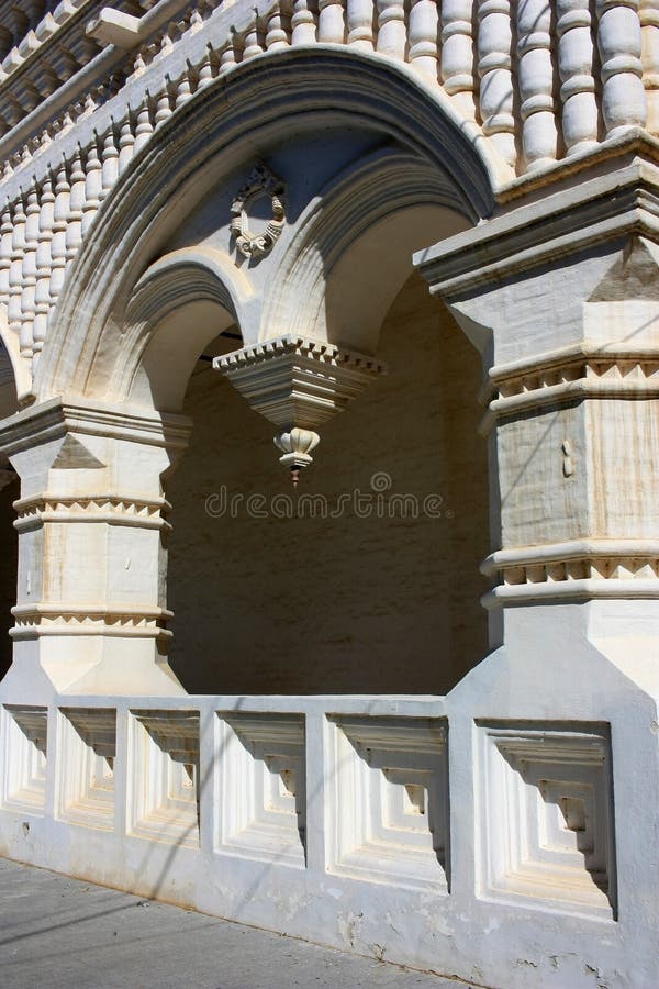 Ancient Stone Building with Columns Stock Image - Image of astrakhan ...