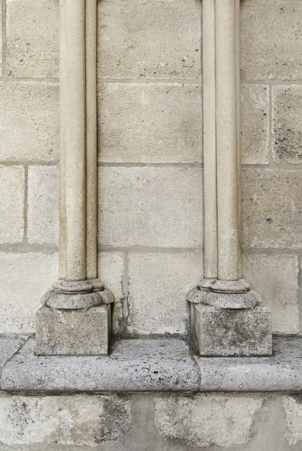 Ancient stone columns stock image. Image of hungary, design - 93939763