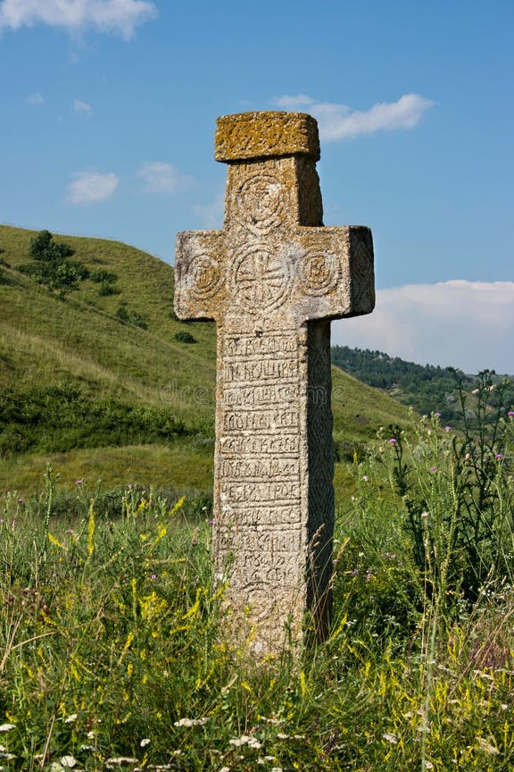 Ancient stone cross stock photo. Image of inscribed, ancient - 20247352