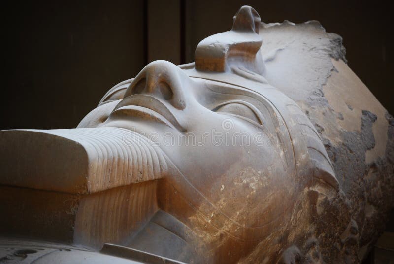 Face of Ramses II, Egypt stock image. Image of egyptian - 147795875