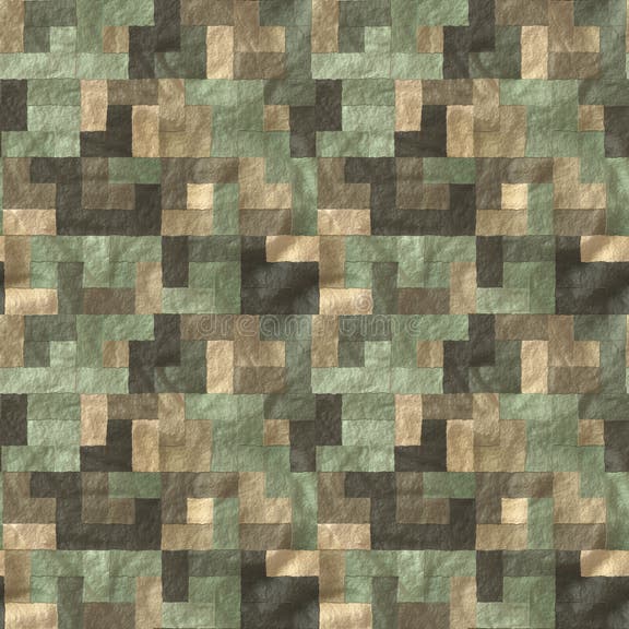 Ancient Stone Floor Seamless Pattern Stock Illustration - Illustration ...