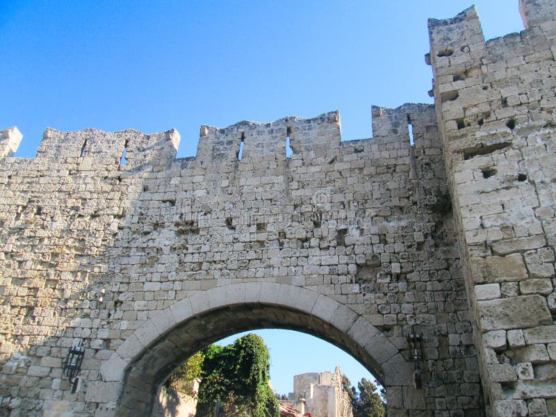 Ancient Stone Fortification Stock Image - Image of rock, fortress: 67784457