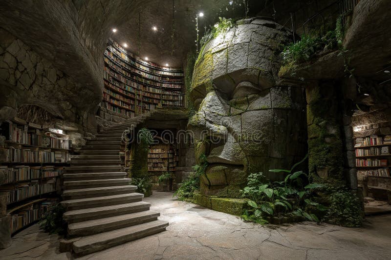Stone Library Interior Photos