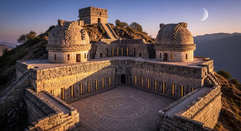 Ancient Stone Observatory Complex Stock Illustrations – 5 Ancient Stone ...