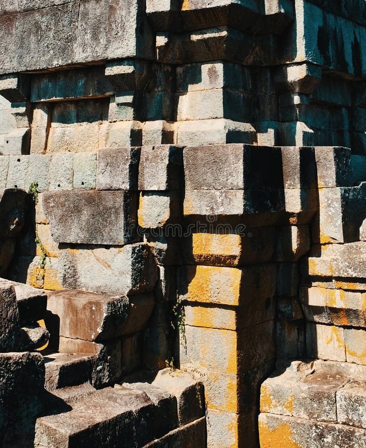 Ancient Stone Polygonal Masonry. Stone Wall Background Stock Photo ...