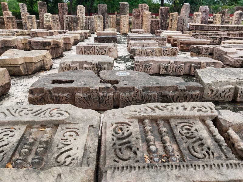 Ancient Stone Ruins with a Pattern, Fragments of Ancient Buildings and ...