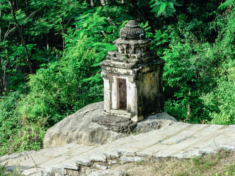 Ancient stone shrine stock photo. Image of building, granite - 42434854