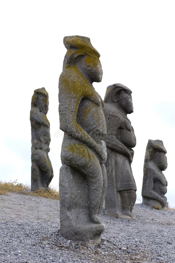 Ancient stone statue stock photo. Image of thinker, sculpture - 13039652