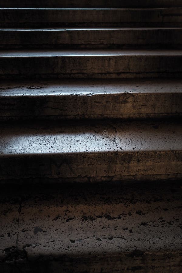 Smooth Stone Steps Reflecting Light Stock Photo - Image of pattern ...