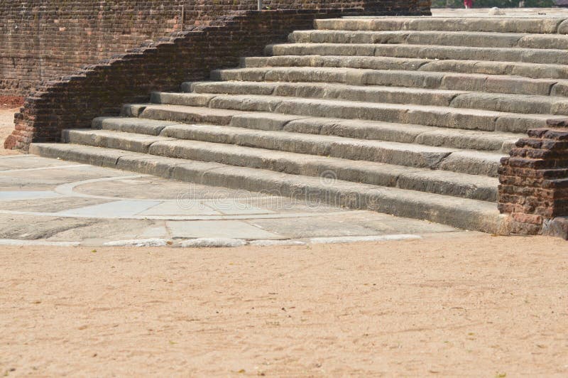 Ancient stone steps stock photo. Image of anuradhapura - 108930082