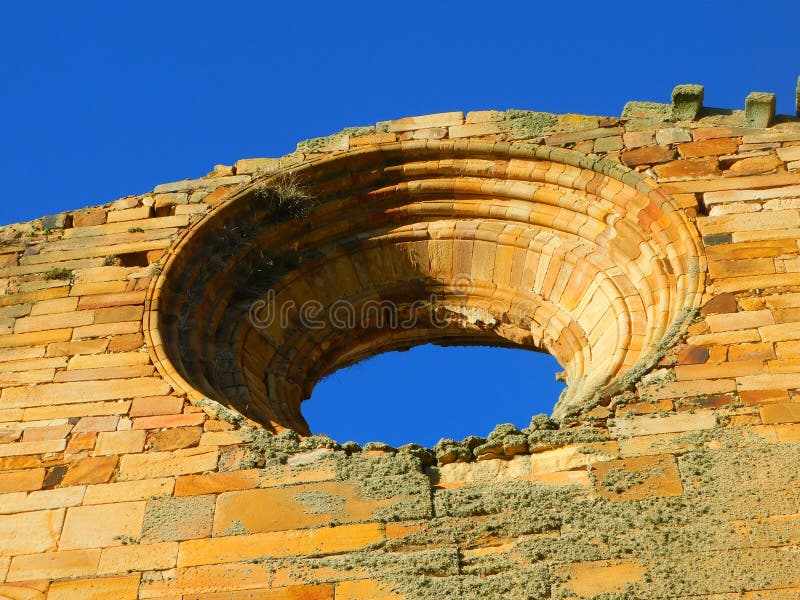 Details of a Ancient Ruins of a Monastery Stock Image - Image of ...