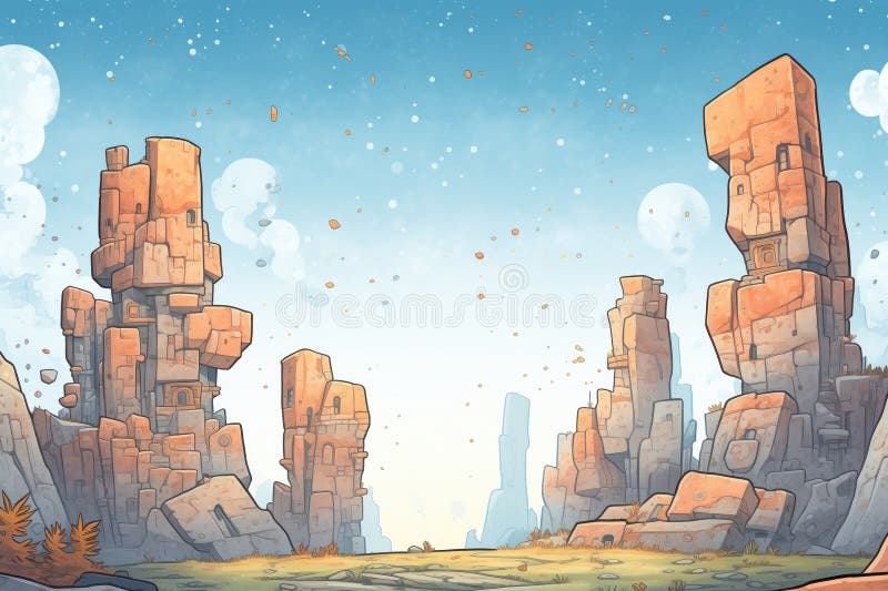 Ancient Stone Structures Aligned with Star Formations Stock Photo ...