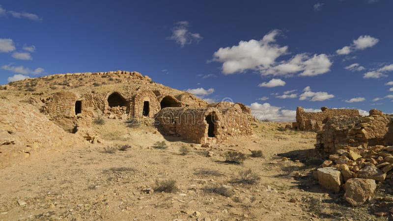 Ksar Jra, a Typical Berber Fortified Village Composed of Granaries and ...