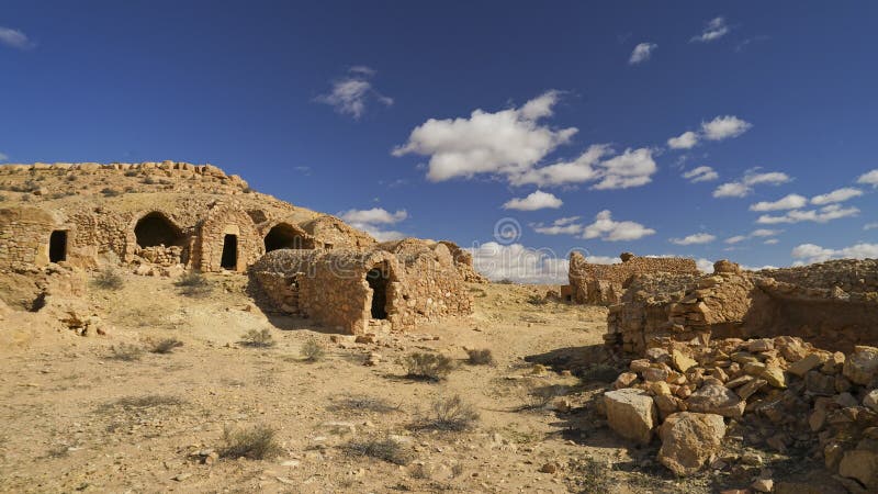 Ksar Jra, a Typical Berber Fortified Village Composed of Granaries and ...