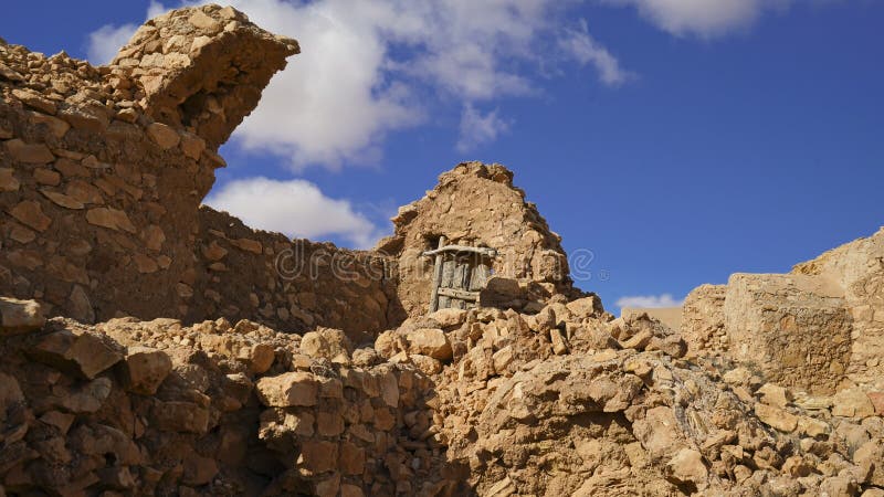 Ksar Jra, a Typical Berber Fortified Village Composed of Granaries and ...