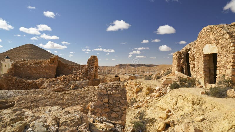 Ksar Jra, a Typical Berber Fortified Village Composed of Granaries and ...