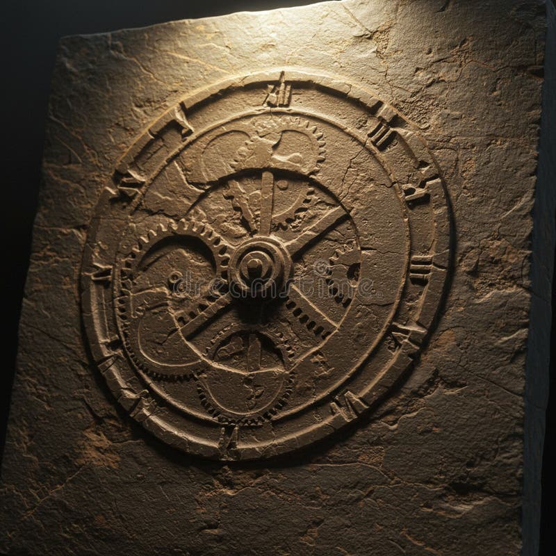 Ancient Stone Tablet Features an Intricate Engraving Resembling a ...