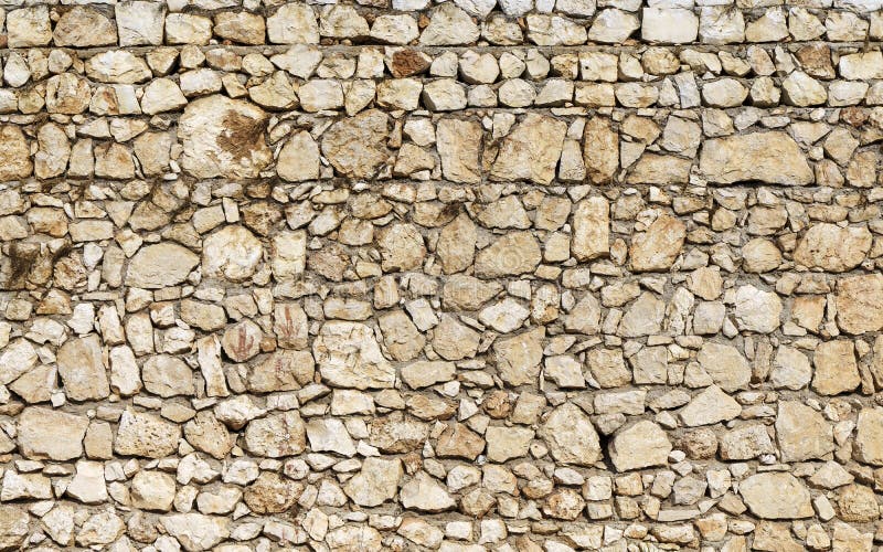 Ancient Stone Wall Background. Old Texture Stonework Material of ...