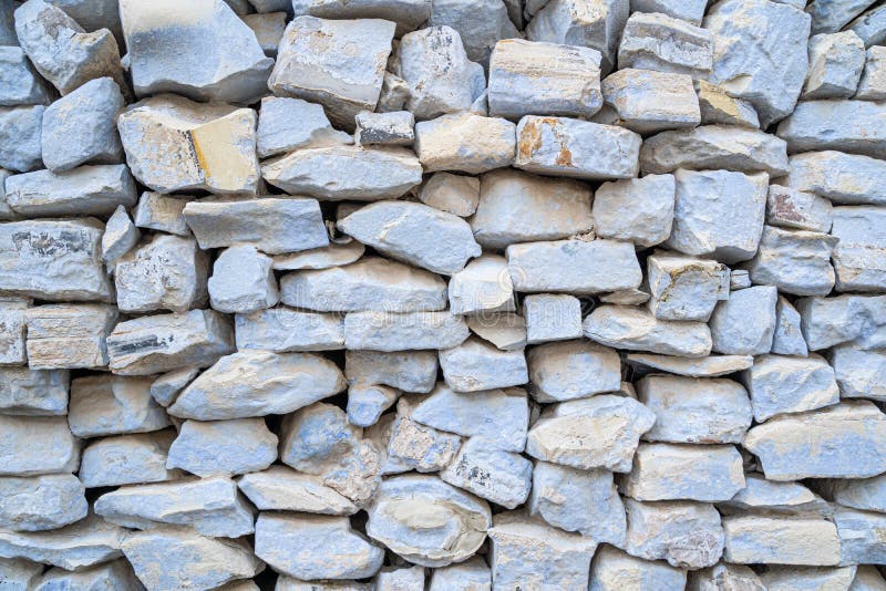 Ancient Stone Wall Background. Pano Lefkara, Cyprus Stock Photo - Image ...