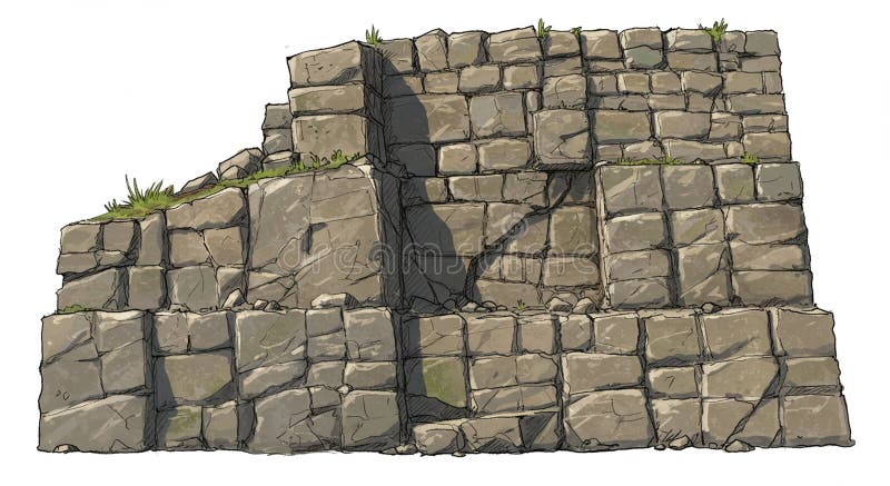 Rectangular Layered Stone Blocks Stock Illustrations – 85 Rectangular ...