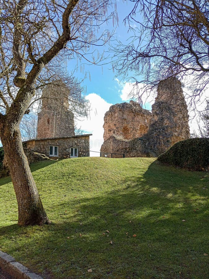 Ancient Stone Wall Ruins of Soria, Spain Stock Photo - Image of spain ...