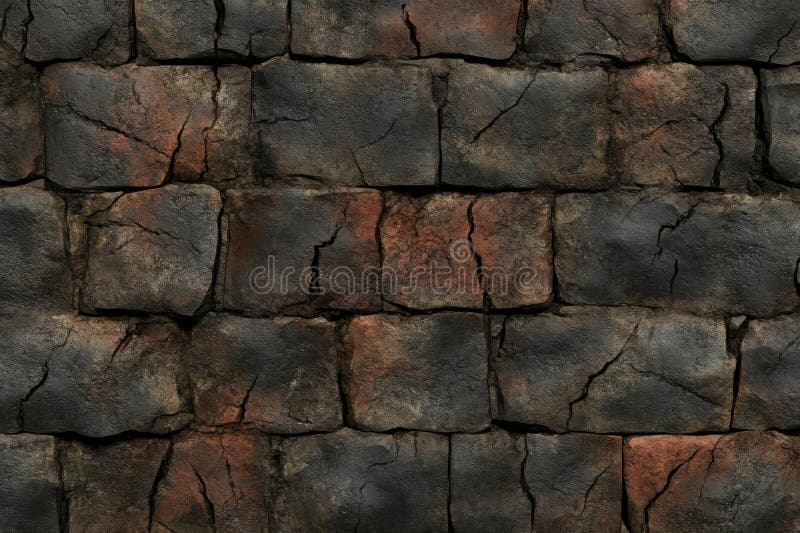 Ancient Stone Wall Texture, Cracked Blocks Seamlessly Repeat for Design ...