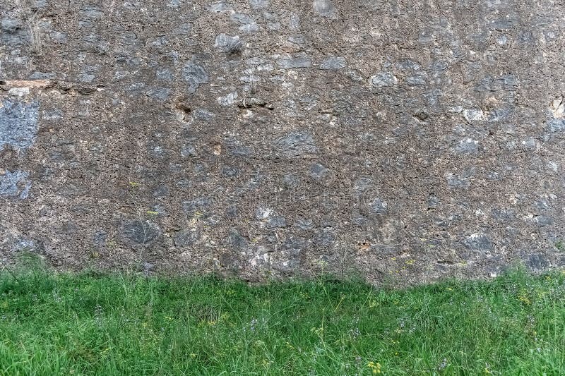 Ancient Stone Wall Texture with Extensive Copy Space for Text Stock ...