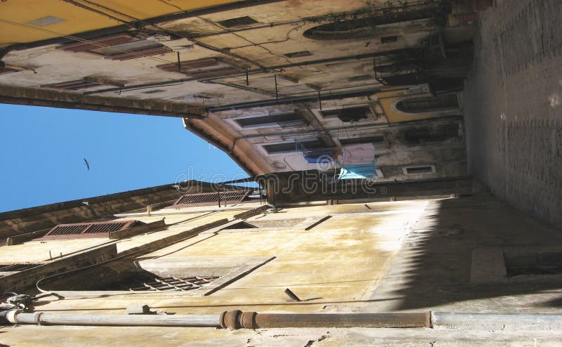 Ancient Street & Hawk in the S Stock Photo - Image of vacation ...