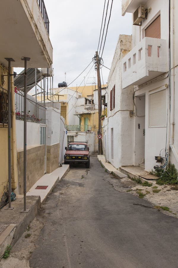 Ancient Street stock photo. Image of medieval, island - 41575504