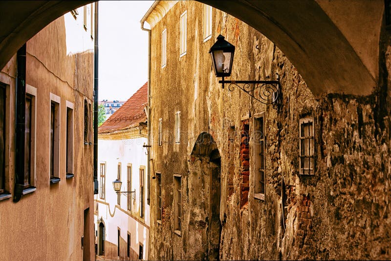 Ancient Street in Slovenia Maribor Stock Photo - Image of maribor ...