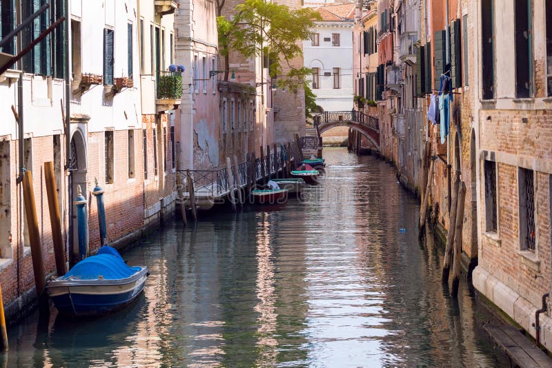 Streets and Canals of Venice Stock Photo - Image of european ...