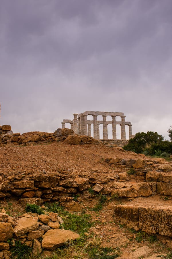 Ancient Structures in Greece Stock Image - Image of structure, greece ...