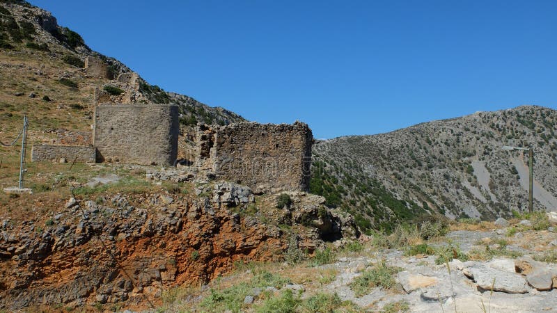 Ancient Structures on the Mountain Stock Photo - Image of north ...