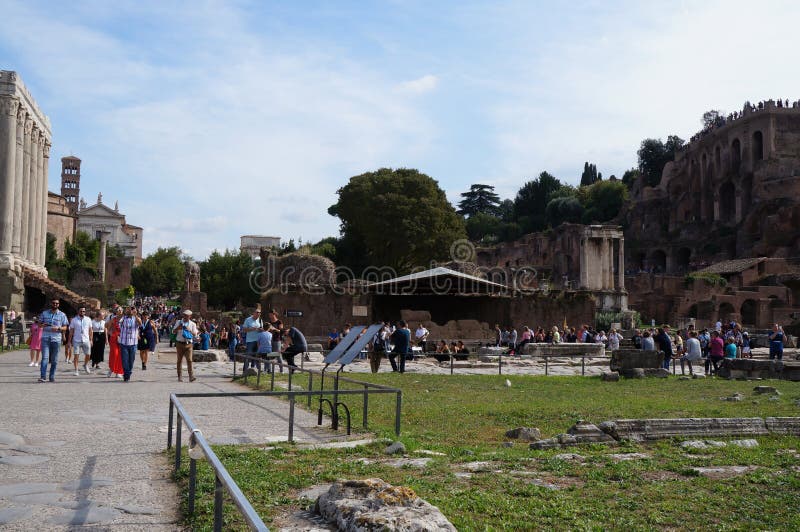The Ancient Structures of the Roman Forum Editorial Photo - Image of ...