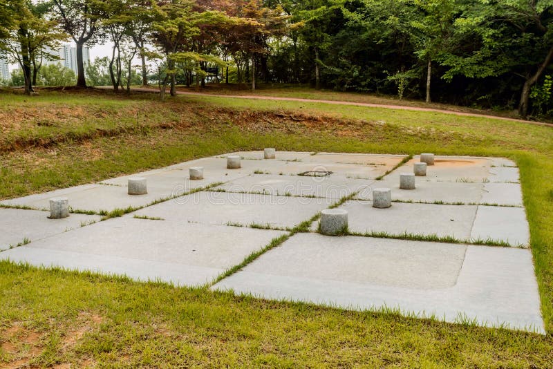 Ancient Structures Unearthed in Prehistoric Archeological Site Stock ...