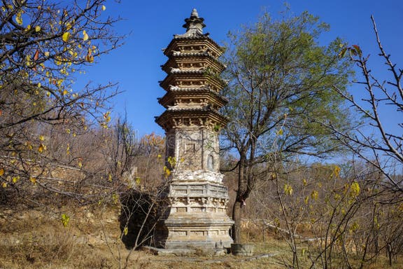 Ancient stupa with brick stock photo. Image of building - 261566440