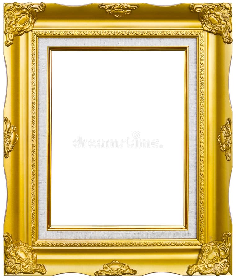 Gold frame stock image. Image of golden, frame, antique - 13289673