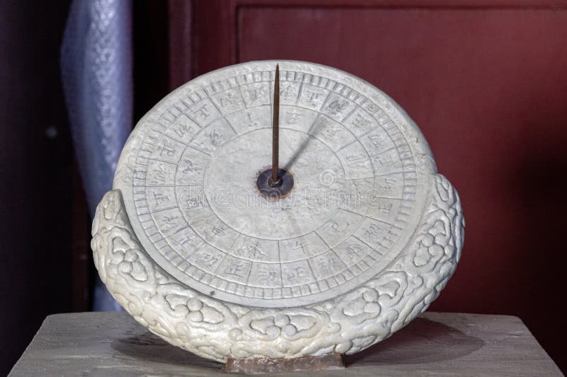 Ancient Sun Dial To Keep Track of Time in China Editorial Stock Image ...