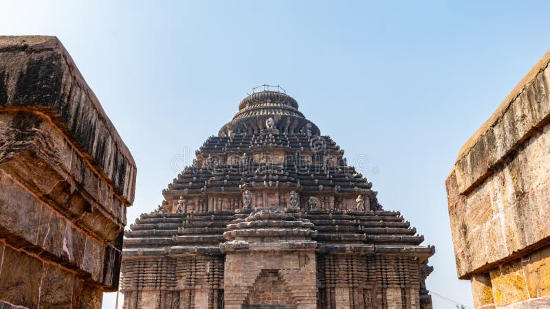 The Ancient Sun (surya) Temple at Konark Stock Image - Image of wheel ...