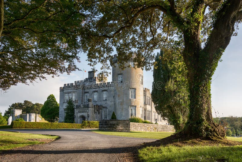 Ancient Sunset Evening Castle in County Clare Ireland Stock Image ...
