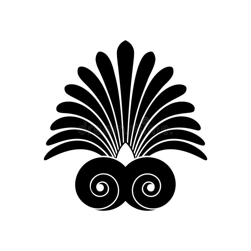 Ancient Swirl Greek Ornament, Vector and Illustration Symbol Stock ...