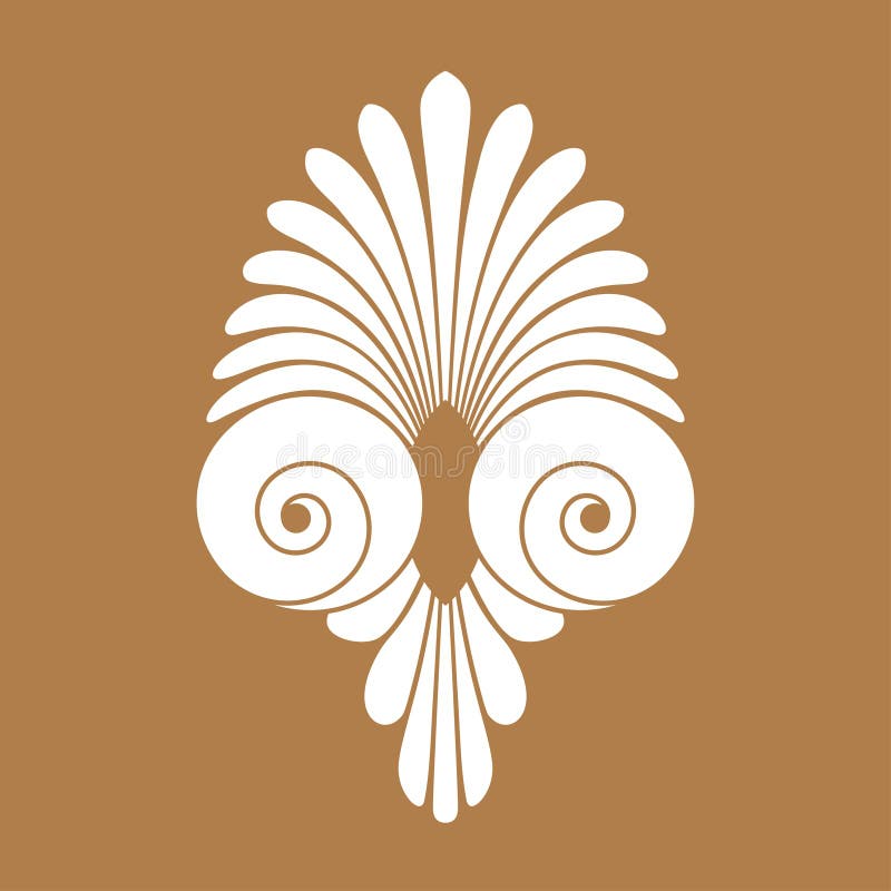 Ancient Swirl Greek Ornament, Vector and Illustration Symbol Stock ...