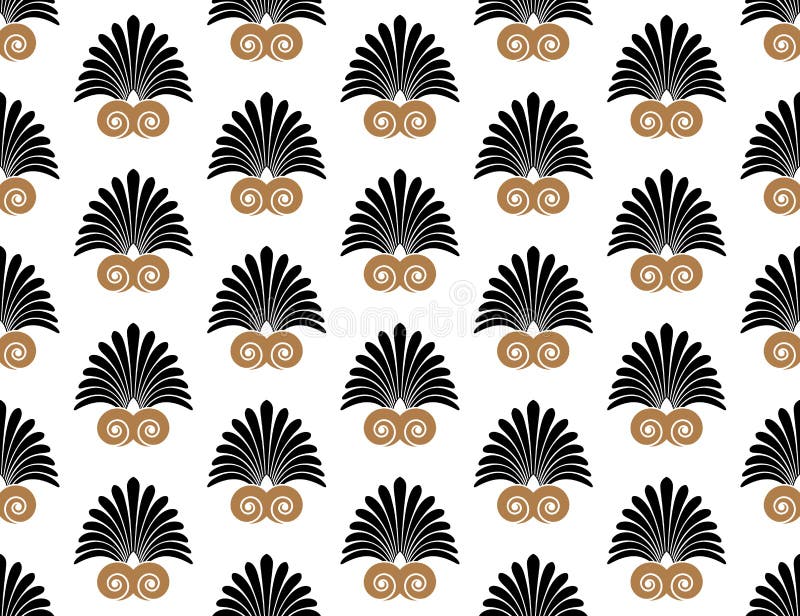 Ancient Swirl Greek Ornament, Vector and Illustration Symbol Stock ...