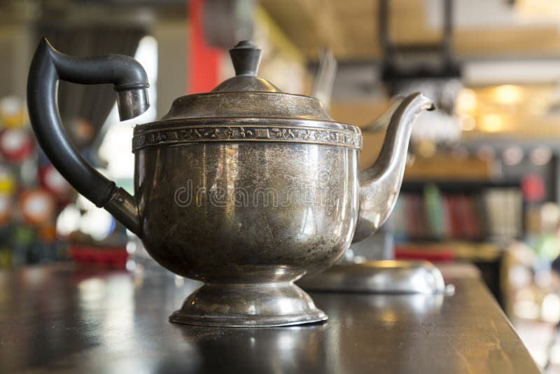 Ancient tea pot stock photo. Image of decorated, east - 98183958